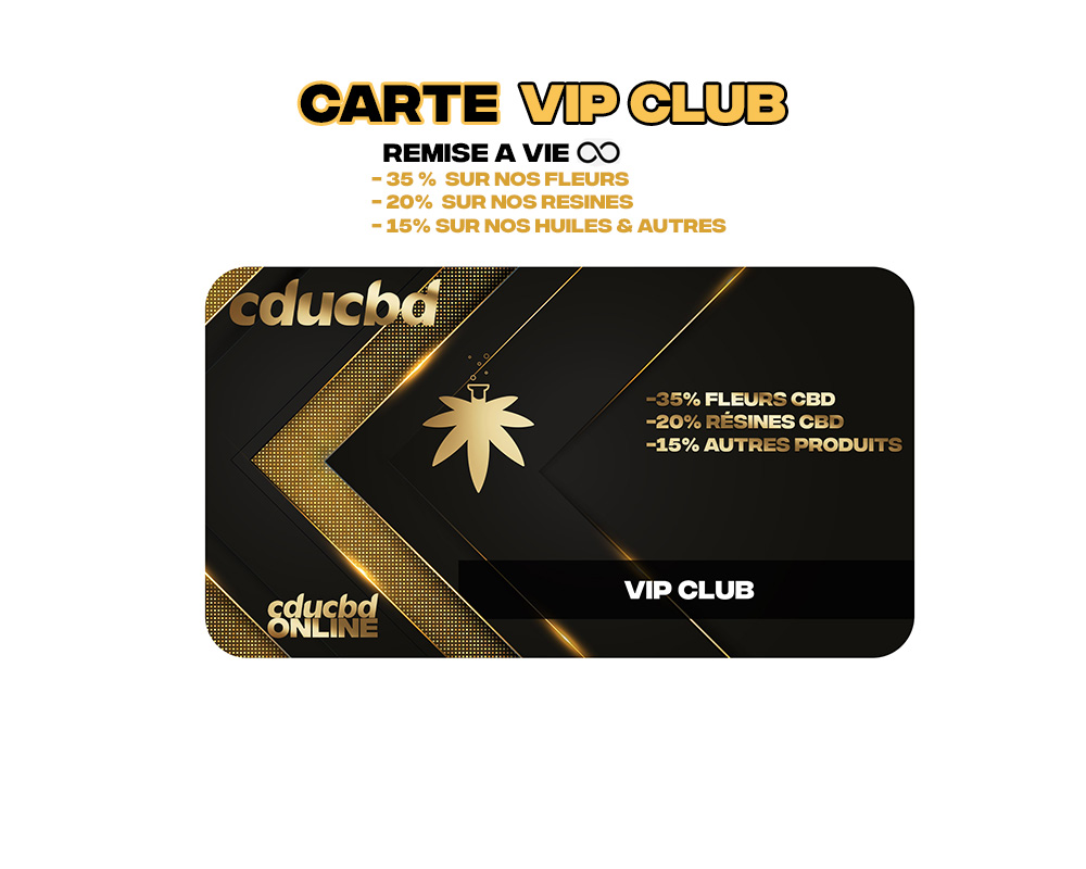 Carte CDUCBD Online VIP - Boutique de CBD en ligne | CDUCBD
