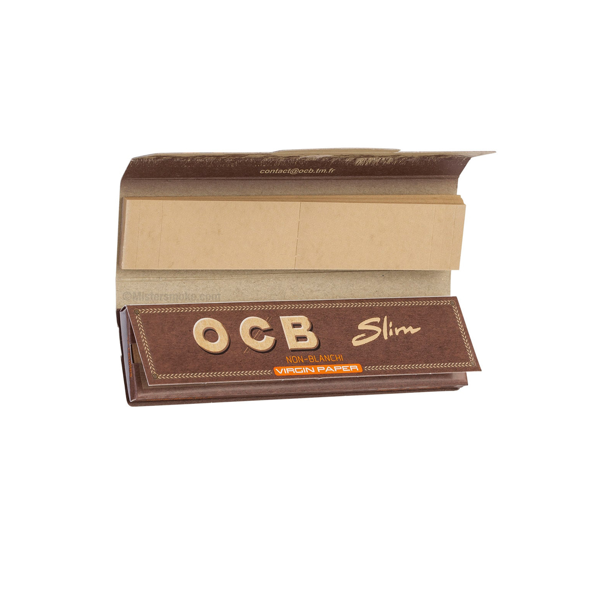 Feuille a rouler OCB Slim Brown et tips - Boutique de CBD en ligne | CDUCBD
